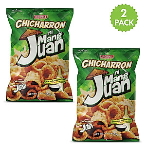 Jack'n Jill Chicharron Ni Mang Juan 3.17 Oz / Pack of 2 (Sukang Paombong ( Vinegar Flavour))
