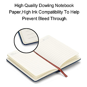 JOHSBYD Stitch Gifts Leather Notebook Lilo & Stitch Journal Notebook for Stitch Lover Gifts Stitch is My Spirit Animal Leather Notebook for Son Daughter (A6 Blue)