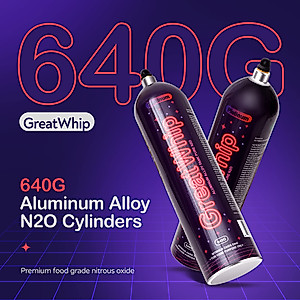 640g Whipped Cream Chargers Cylinders