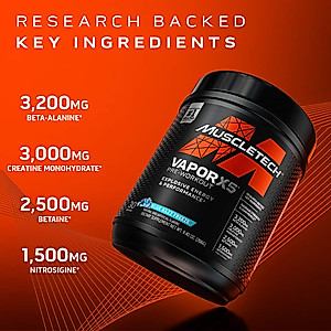 Pre Workout Powder | MuscleTech Vapor X5 for Men & Women, Energy Drink Mix Sports Nutrition Pre-Workout Miami Spring Break (30 Servings)-Package Varies