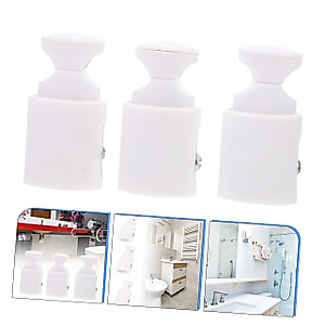 PRETYZOOM 3pcs Radiator Hook Heated Hanger Kitchen Towel Holder Radiator Tubular Hooks Towel Rail for Horizontal Radiator Towel Hangers Hooks Heated Towel Rack Radiator Towel Plastic White