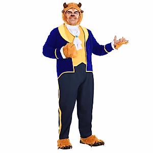 Fun Costumes Plus Size Beauty and The Beast Men's Costume 4X Brown