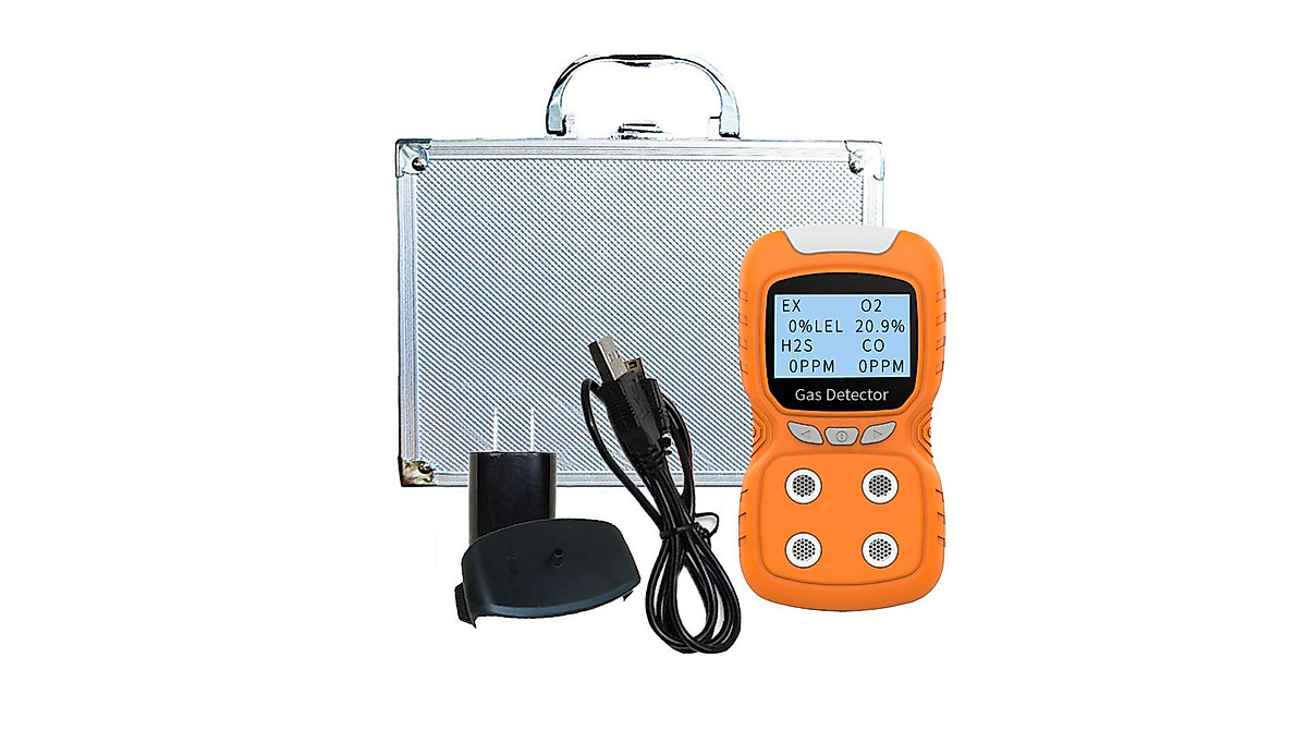 XLA Alert 4-Gas Portable Detector | Monitor LEL, O2, CO, H2S