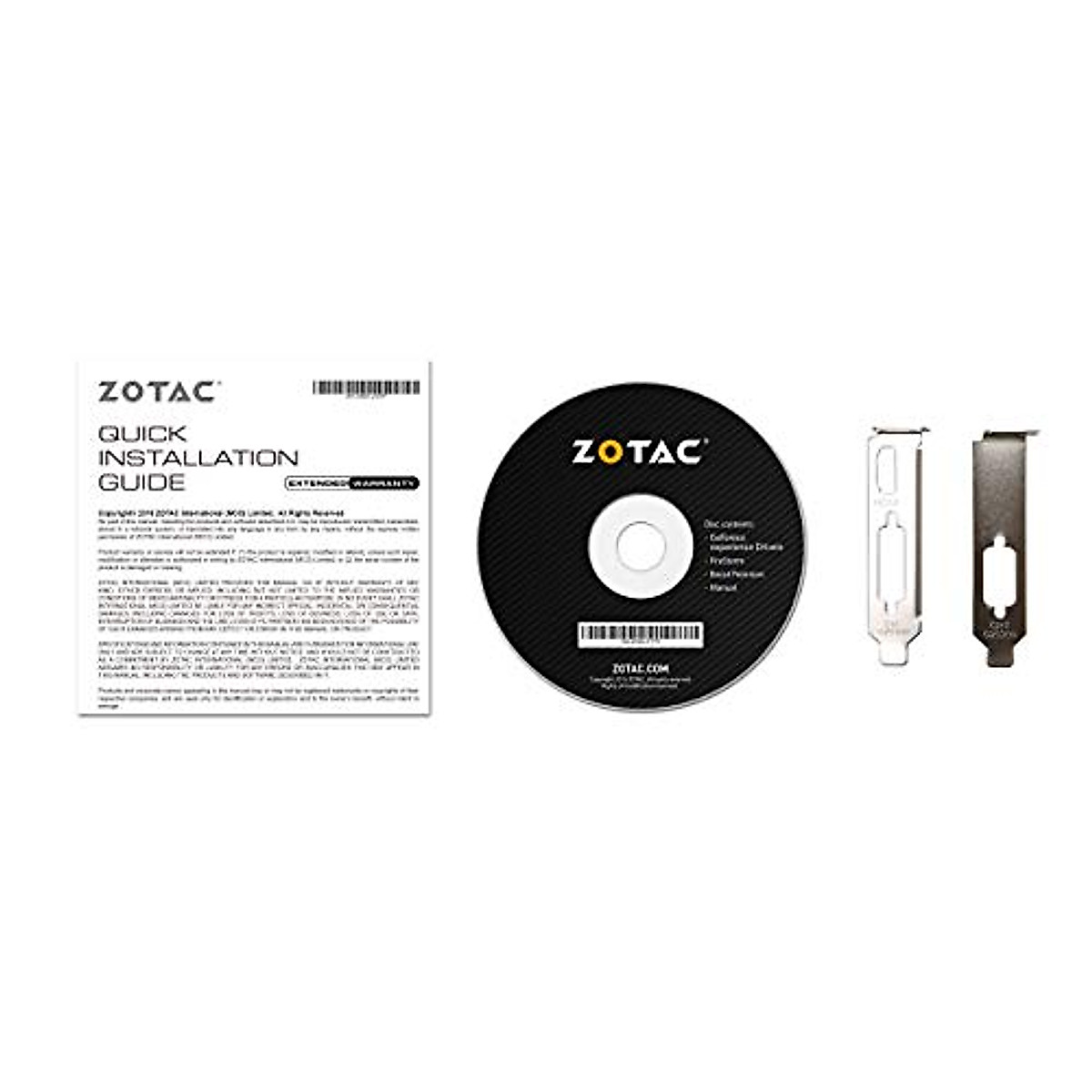 ZOTAC GeForce GT 710 2GB DDR3 PCI-E2.0 DL-DVI VGA HDMI Passive Cooled Single Slot Low Profile Graphics Card (ZT-71302-20L)
