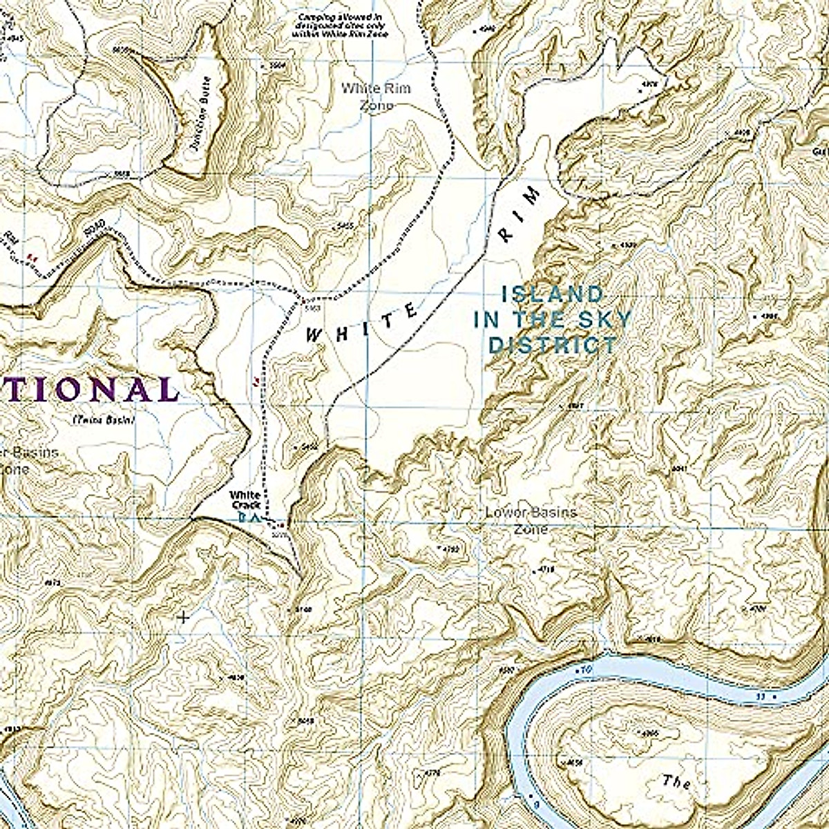 Island in the Sky District: Canyonlands National Park Map (National Geographic Trails Illustrated Map, 310)