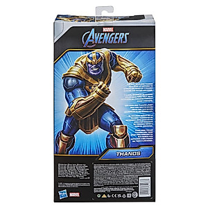 Marvel Avengers Titan Hero Series Blast Gear Deluxe Thanos Action Figure, 30-cm Toy, Inspired byMarvel Comics, for Children Aged 4 and Up