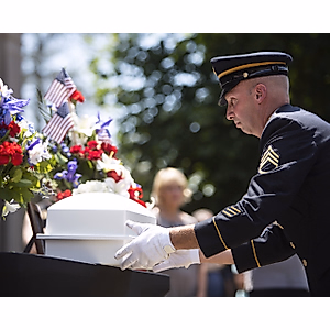 Crowne Vault Custom Engraved Urn Vault for Underground Burial | Fortified Container to Hold Adult Human Ashes and Cremation Urns for Cemetery and Ground Burials | Made in The USA (White, Regent)