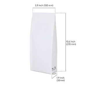 COFFILM Eco Paper Side Gussted Coffee Bag 200g 7oz / W Valve (50pcs)