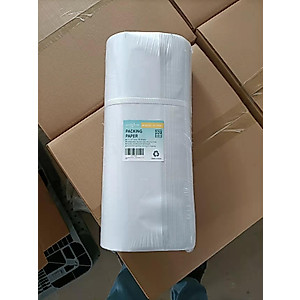 Packing Paper for Moving, 10lb, 320 Sheets of Newsprint Paper, Unprinted Clean Wrapping Paper, Moving Supplies, 17" x 27"