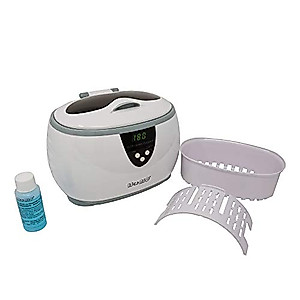 iSonic® D3800a Digital Ultrasonic Cleaner for Jewelry, Eyeglasses, Watch, 600 ml, 110V 35W