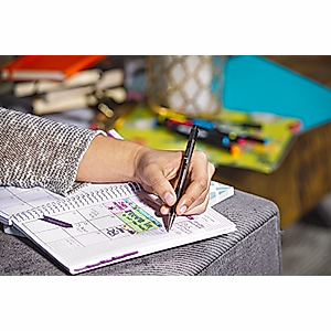 Zebra F-301 Ballpoint Stainless Steel Retractable Pen, Fine Point, 0.7mm, Black Ink, 1-Count