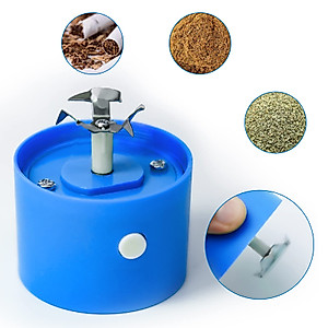 Electrical Metal Aluminum Herb Tobacco Grinder Cracker Crusher Spice Smoke Grinders 1 PC (Blue)