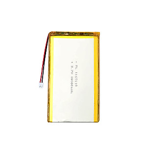 AKZYTUE 3.7V 10000mAh 1165110 Lipo Battery Rechargeable Lithium Polymer Ion Battery with PH2.0mm JST Connector