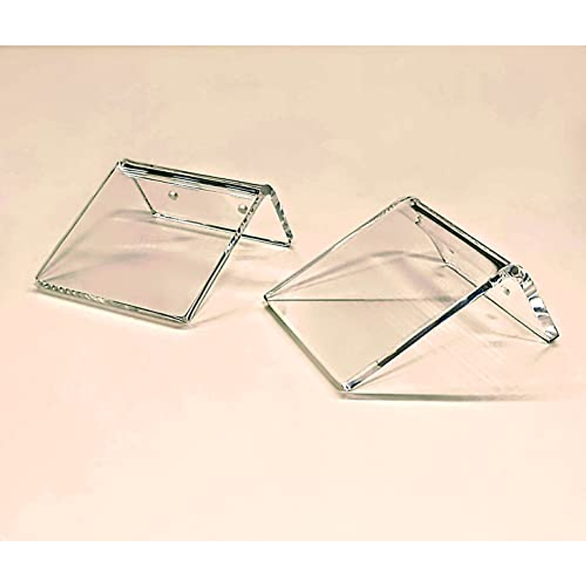 4" Long Clear Floating Shelf (6" deep)