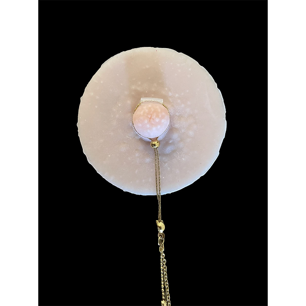 Fake nipple piercing with gold pleaded chain non piercing nipple noose stainless steel body sexy heart charm jewelry 12 in