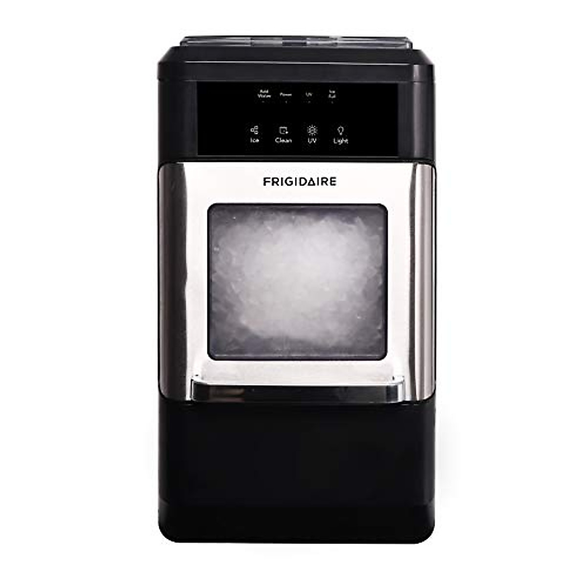 Frigidaire EFIC235-AMZ Countertop Crunchy Chewable Nugget Ice Maker, 44lbs per day, Self Cleaning Function