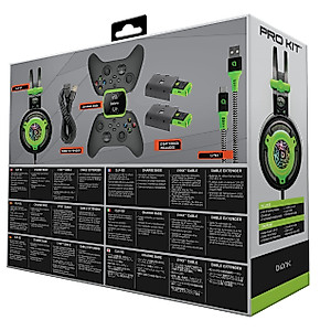 Bionik Pro Kit for Xbox Series X/S: Powerful 50Mm Driver Gaming Headset -Controller Charge Base -Two Battery Packs -Lynx Cable & USB Cable - Xbox Series X