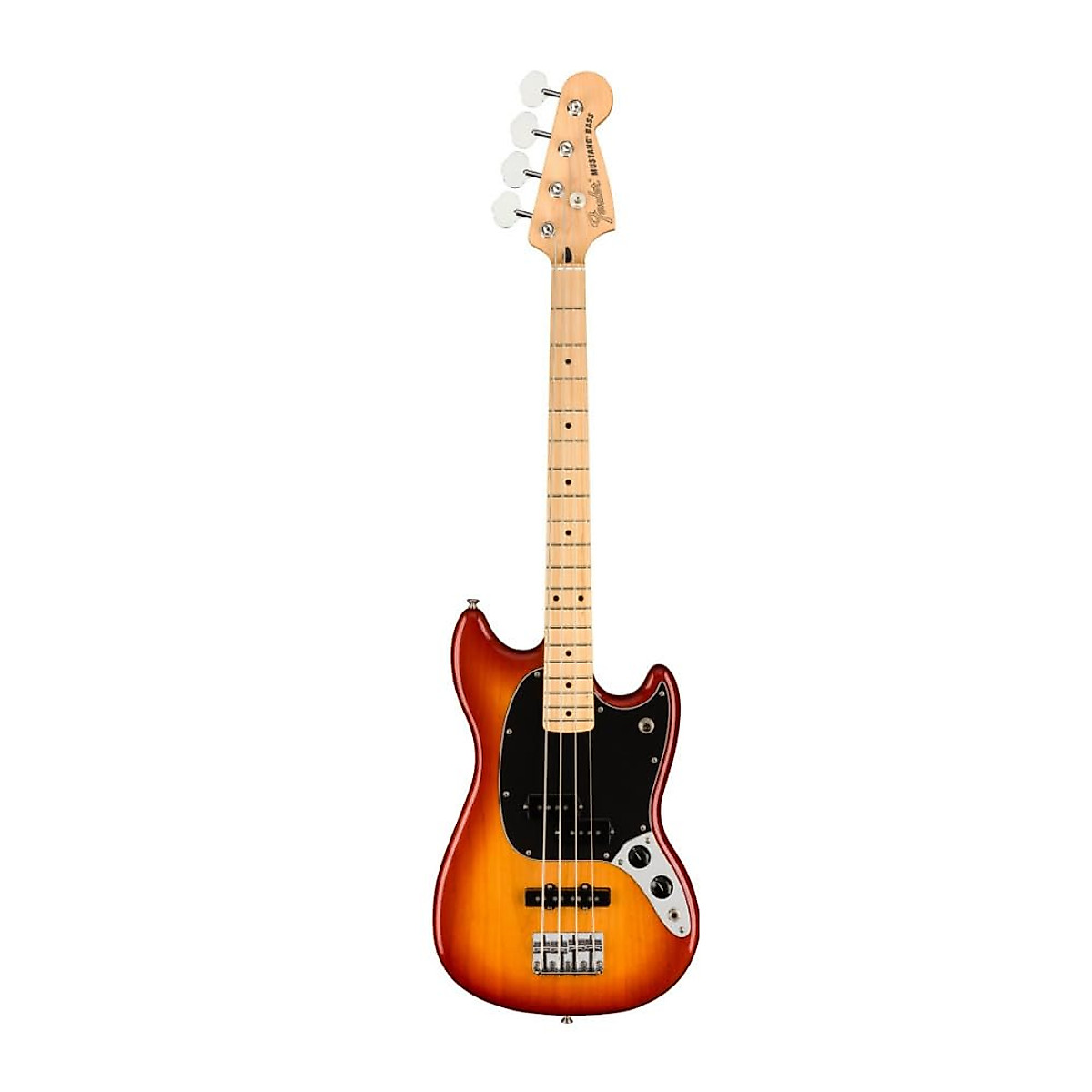 Fender Player Mustang Bass, Sienna Sunburst, Maple Fingerboard