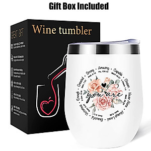 Jevuta Christian Gifts For Women Faith, Religious Gifts for Women, Bible Verse Gift, Christmas Inspirational Gifts For Mom, Spiritual Gifts for Women, Pastor Appreciation Gifts Tumbler(12oz)