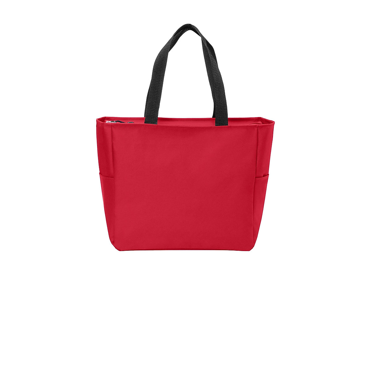 Port Authority Essential Zip Tote. BG410, Chili Red, OSFA
