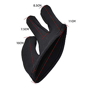 OSALADI Professional Heat Resistant Gloves 3 Finger Mittens Protection Gloves for Barber Hair Styling Curling Perming Hair Straightening Curling Wand and Flat Iron