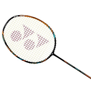 YONEX Astrox 88d Play Graphite Strung Badminton Racket with Full Racket Cover (Camel Gold) | for Intermediate Players | 83 Grams | Maximum String Tension - 28lbs