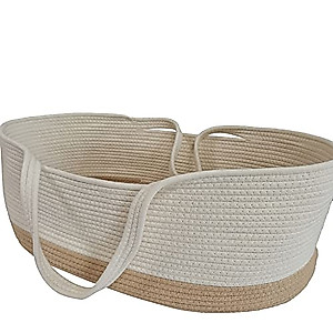 Wallfire Baby Sleeping Basket Portable Mewnorn Moses Basket Bassinet Cotton Rope Baby Nest Bed