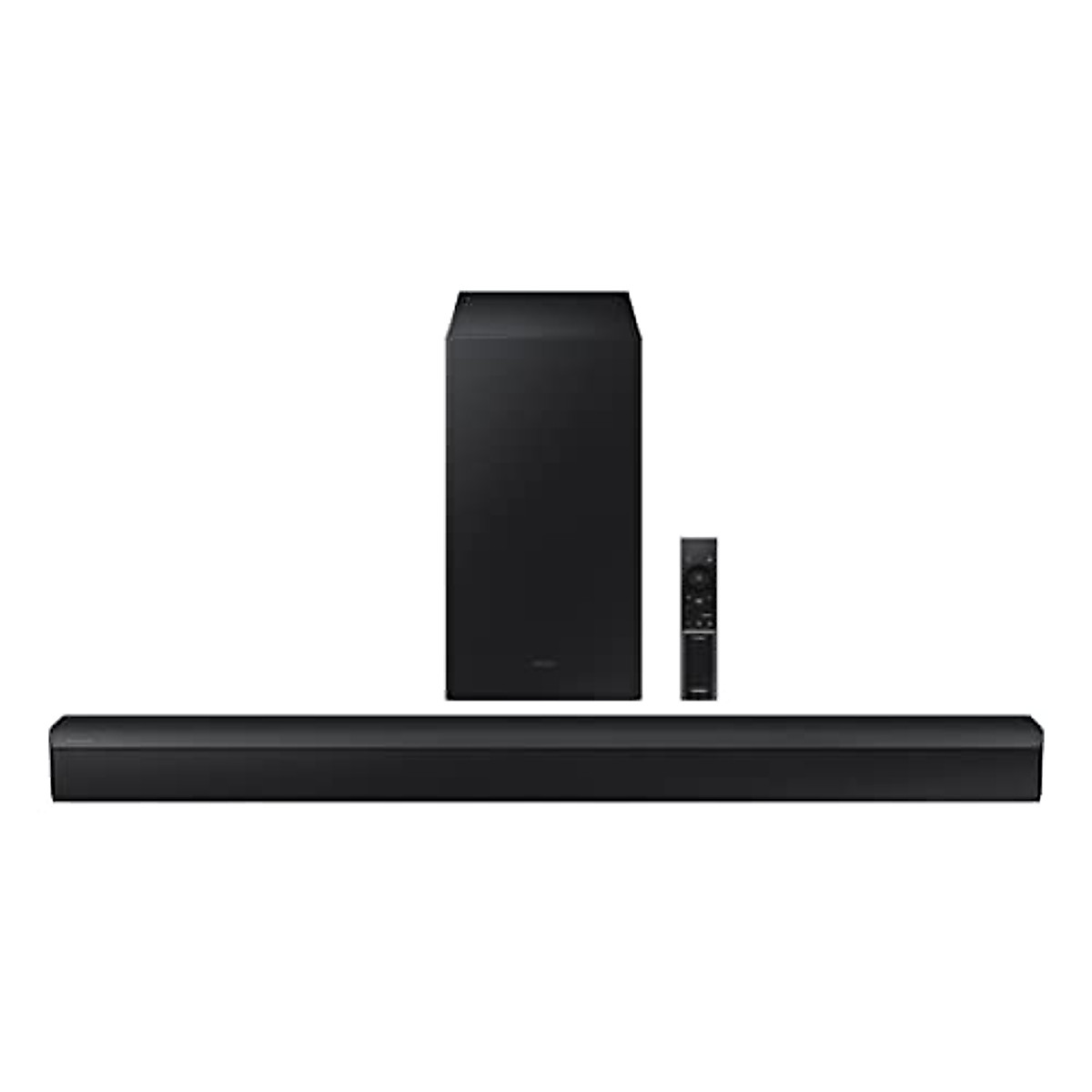 SAMSUNG HW-B450 2.1ch Soundbar w/Dolby Audio, Subwoofer Included, Bass Boosted, Wireless Bluetooth TV Connection, Adaptive Sound Lite, Game Mode, 2022