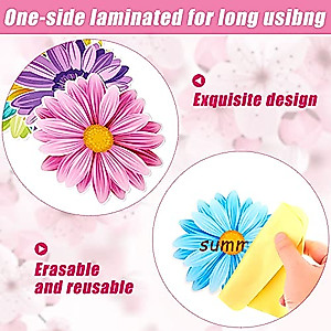 63 Pieces Sun Flower Cutouts Creative Springtime Flowers Wall Decals Bulletin Board Set Paper Flowers Decorations for Wall Summer Bulletin Board Decorations for Classroom School Birthday Party