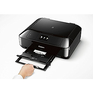 Canon Office Products MG7720 BK MG7720 Wireless All-in-One Printer with Scanner and Copier: Mobile and Tablet Printing, with Airprint(TM) and Google Cloud Print Compatible, Black, Works with Alexa
