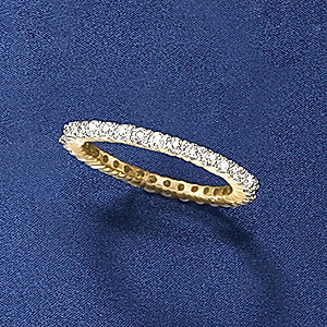 Ross-Simons 1.00 ct. t.w. Diamond Eternity Band in 14kt Yellow Gold. Size 6