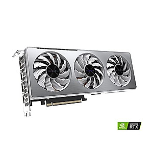 GIGABYTE GeForce RTX 3060 Ti Vision OC 8G Graphics Card, WINDFORCE 3X Cooling System, LHR, 8GB 256-bit GDDR6, GV-N306TVISION OC-8GD REV2.0 Video Card