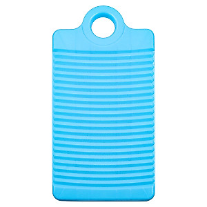 NUZAMAS Mini Plastic Washboard Fashion Washboard Non-Slip Washboard Clothes Washboard Hand Wash Board for Home Laundry Accessories Blue