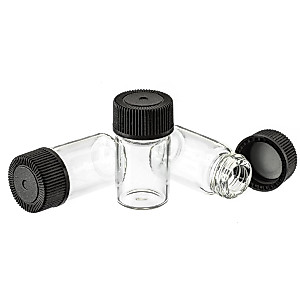 SE Glass Vials with 1" x 9/16" Diameter (Pack of 144) - GB1