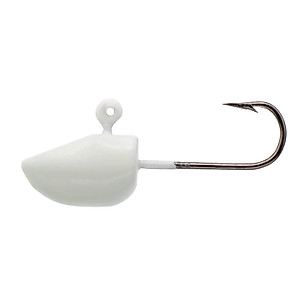 ESR Nano Tungsten Ice Fishing Jig Enhanced Sonar Return 2 Pack (5mm - 1/16oz, White (Glow))