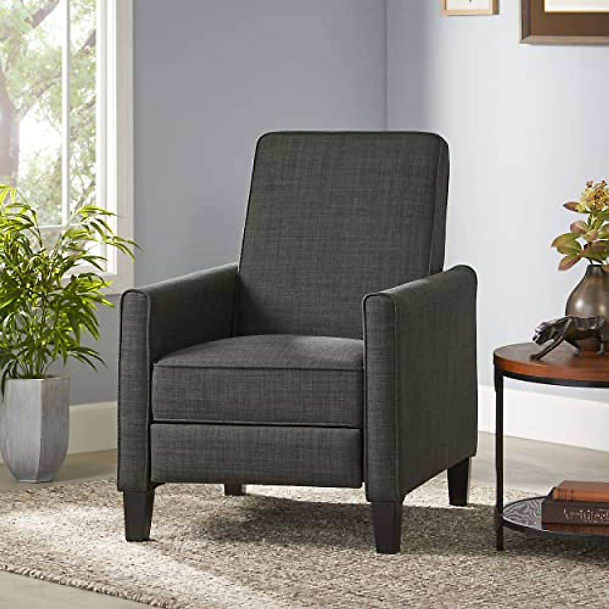 Great Deal Furniture Lucas Grey Recliner Club Chair