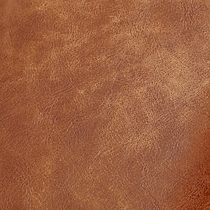 Premium Faux Leather Upholstery Fabric 1.2mm Thickness，Waterproof Upholstery Leather Distressed Bark Fabric(Light Brown,Pre-Cut 36"x54")
