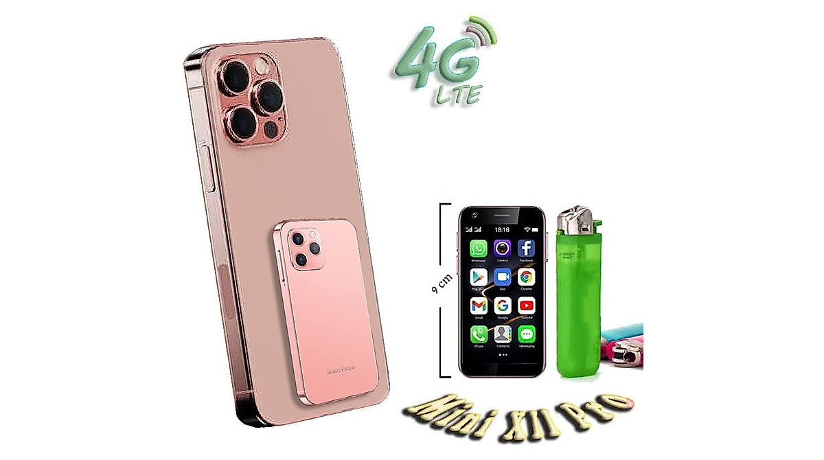 iLight Mini Smartphone 13 Pro - Compact 3-Inch Android Phone | Unlocked ...