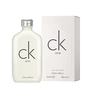 Calvin Klein CK One Unisex Eau de Toilette, 3.4 Fl Oz