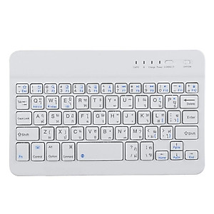 Thai Language Ultra Slim Bluetooth Keyboard Suitable for Android/iOS/Windows Systems.
