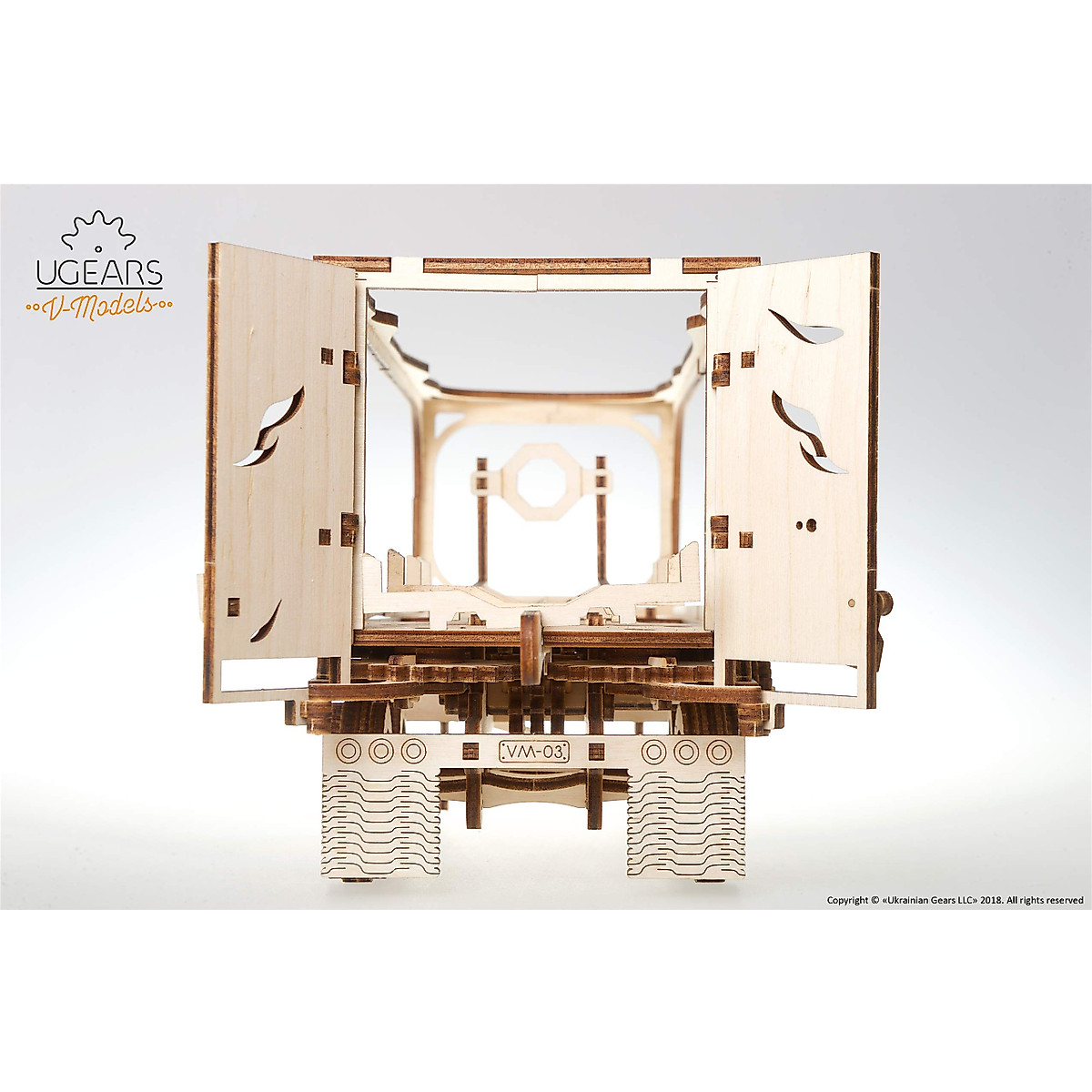 UGEARS Bundle Heavy Boy Truck VM-03 and Trailer for Heavy Boy Truck VM-03 Self-Assembling 3D Wooden Model Models 3-D Wooden Puzzle - Mechanical Heavy Boy Truck VM-03