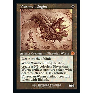 Magic: the Gathering - Wurmcoil Engine (126) - Schematic - Foil - The Brothers' War Retro Artifacts