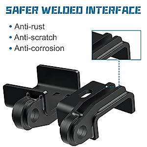 GSTP Front Tow Hook Bracket with 3/4 inch Shackle Mount Compatible with Toyota Tacoma 2009-2021 Black