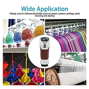 Tint Meter, 8mm Color Difference Meter Colorimeter High Accuracy Digital Color Analyzer for Printing Testing Device,Color Sensor