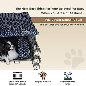 Molly Mutt Dog Crate Cover, Kennel Cover, Romeo And Juliet, 36-Inch Crate