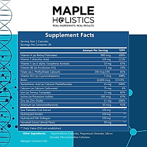 Biotin Shampoo and Conditioner and Hair Supplement - Biotin for Hair Growth Supplement Plus Rosemary and Volumizing Shampoo and Conditioner Set - Rosemary Biotin and Collagen Hair Thickening Products