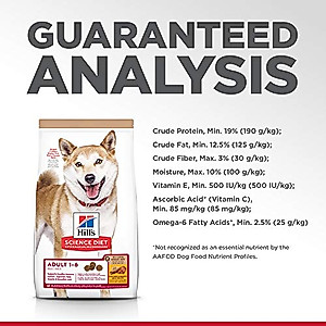 Hill's Science Diet Adult No Corn, Wheat or Soy Dry Dog Food, Chicken Recipe, 30 lb Bag