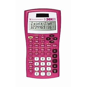 Texas Instruments TI-30X IIS Scientific Calculator, Pink