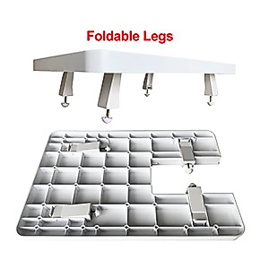 StitchTech Sewing Machines Extension Table Compatible with Singer Brand 44S, 4411, 4423, 4432, 4452, 5511, 5523, 5532, 6335 Heavy Duty Sewing Machines- White