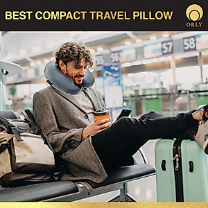 Charles Albert Memory Foam Travel Pillow, U Shaped Neck Pillow, Ultra Soft Comfortable Cushion for Neck Support, Lightweight Headrest, Machine Washable, Great for Airplane Chair, Car, Bed in Grey